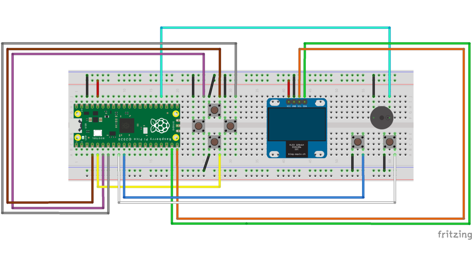 Raspberry Pi Pico Retro Gaming System 🕹️ Youmaketech